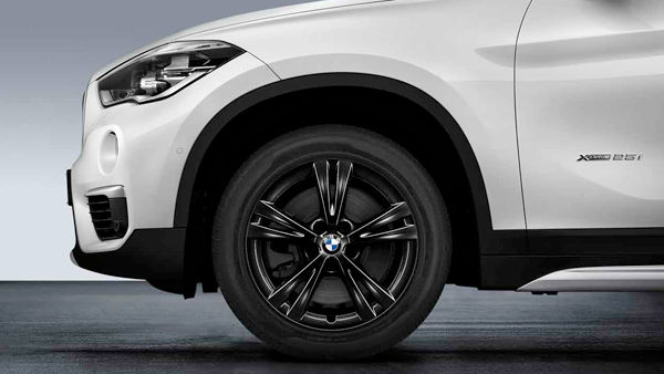 17'' BMW light alloy wheel Double Spoke style 385 Jet Black