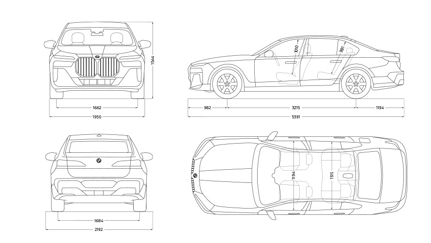 BMW 7 Series M Automobiles (G70): Engines & technical data | BMW.ca